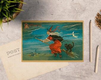 Halloween postcards | Etsy