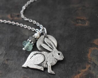 Bunny pendant | Etsy
