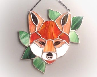 Stained glass fox | Etsy