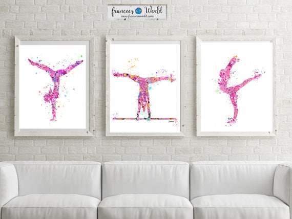 Gymnastics Gift,teen gift Gymnastics Wall Art, Gymnastic Printable ...