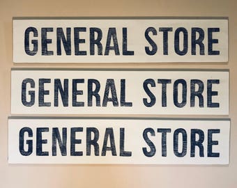 General store signs | Etsy