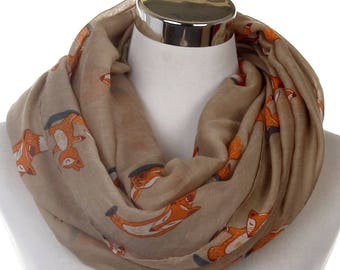 Fox scarf | Etsy