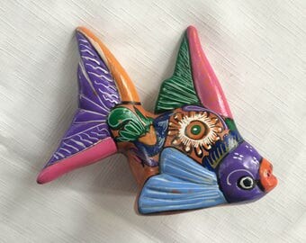 Pottery fish | Etsy