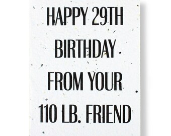 29th birthday card | Etsy