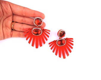 Funky earrings | Etsy