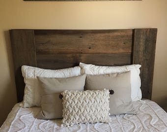 Rustic headboard | Etsy