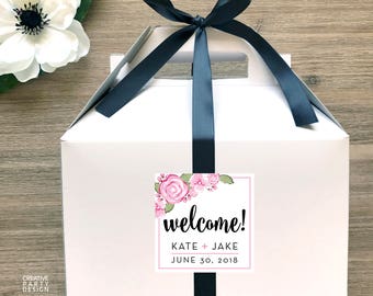 Wedding welcome box | Etsy