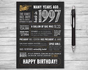 1997 fun facts | Etsy