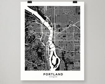 Portland Bridges / Illustrated Print / Portland Oregon