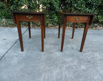 Drop leaf end table | Etsy