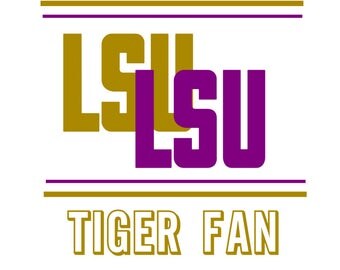 Lsu tigers svg file | Etsy