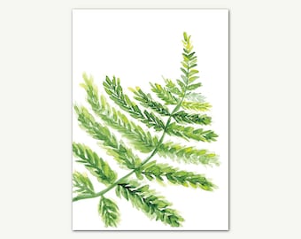 Fern Wall Decal Large Leaf Decals Vinyl Wall Decal Leaves