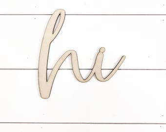 Laser cut words | Etsy