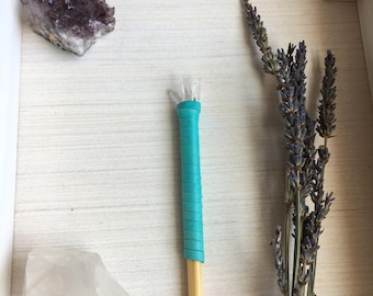 Quartz crystal wand | Etsy