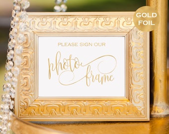 Sign our photo frame | Etsy