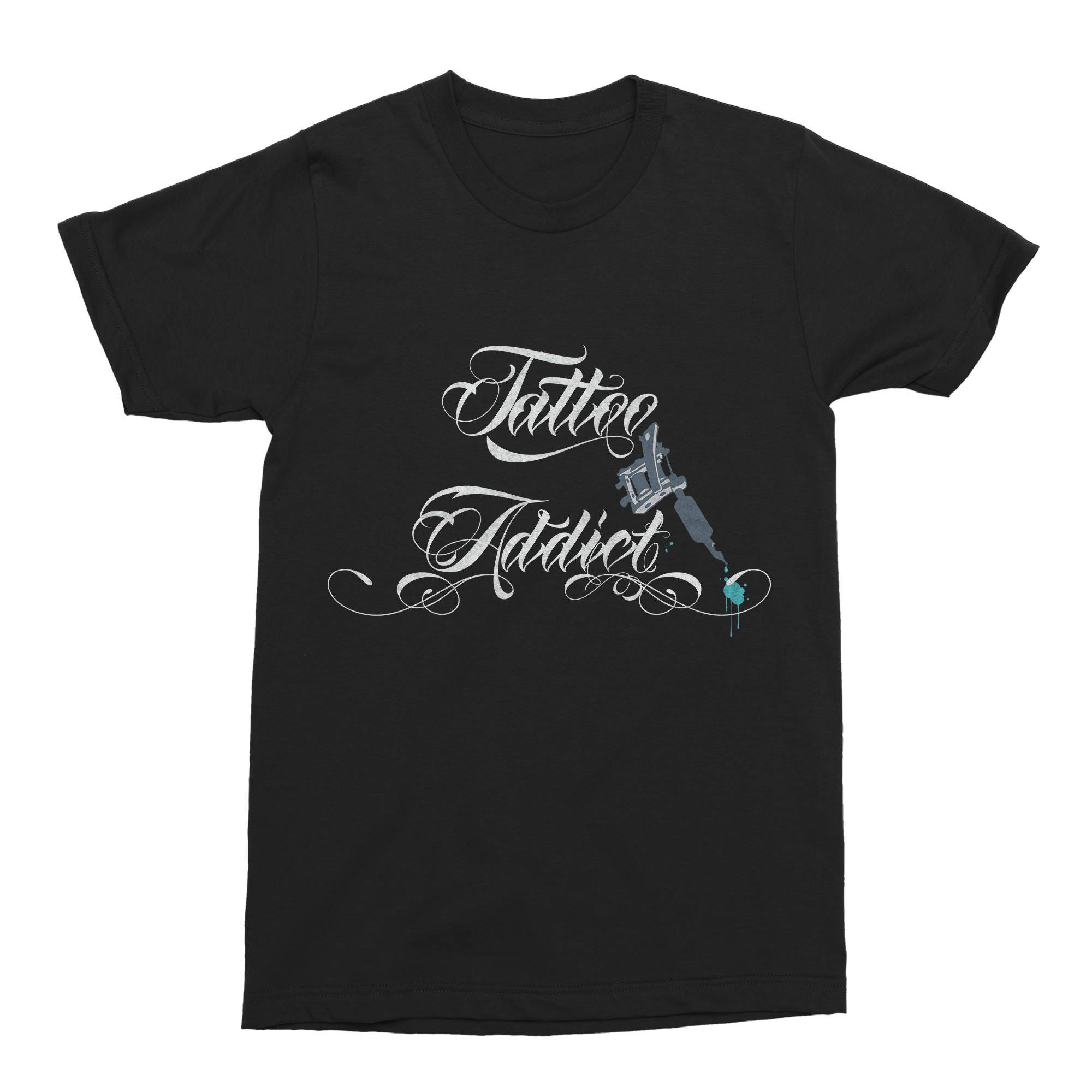 Tattoo TShirt Art T-Shirt Tattoo Addict Mens T-Shirt Womens