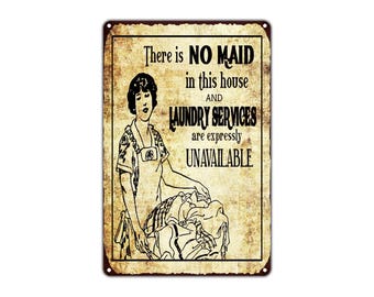 Retro laundry sign | Etsy