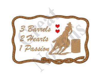 Barrel racing design | Etsy