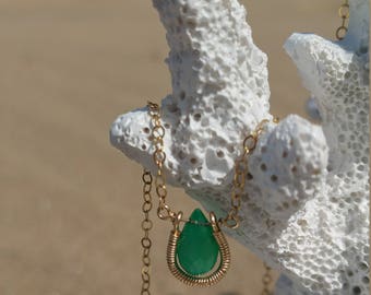 Chrysoprase jewelry | Etsy