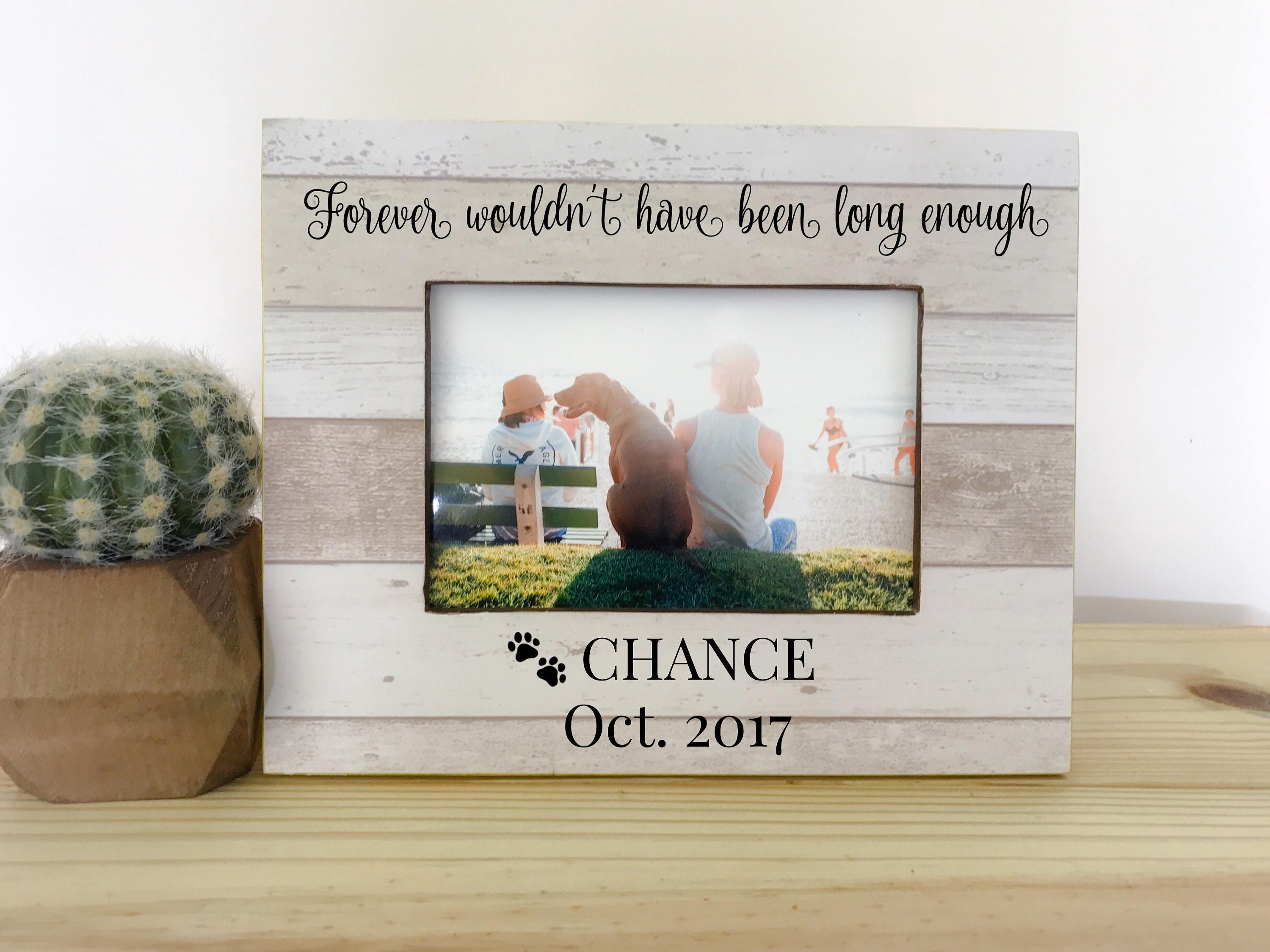 Personalized Dog Cat Frame Dog Memorial Frame Pet loss Gift