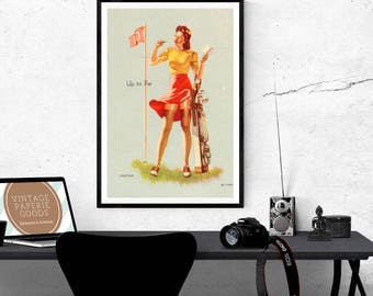 Vintage pinup girl | Etsy