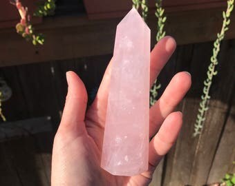 Large rose quartz | Etsy