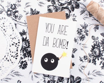 You da bomb card cc64