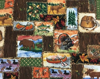 Hunting fabric | Etsy