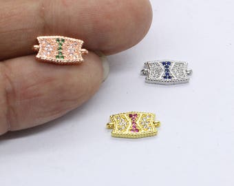 CZ Statement Earrings Topaz CZ Teardrops Gold Pave CZ Cubic