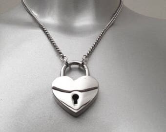 Locking necklace | Etsy