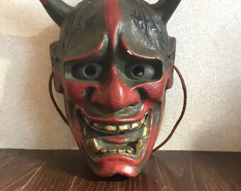 Oni mask | Etsy