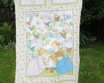 Baby quilt panel | Etsy