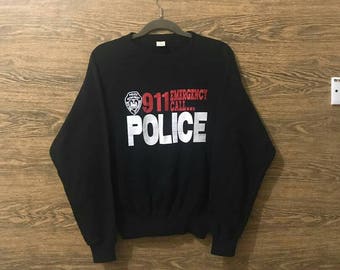 Police sweater | Etsy