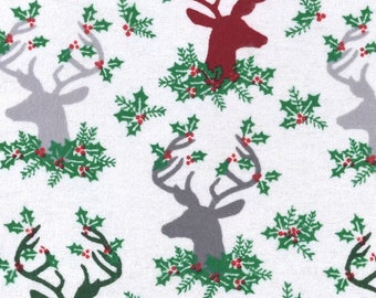 Reindeer fabric | Etsy