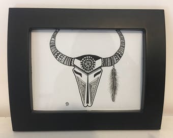 1960s Rare BULL HEAD Ring from Circus and Rodeo Events