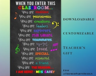 Music classroom | Etsy