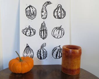 Gift-Geekery Girl Linocut Art Feminine Logic-Pink Gingham 7