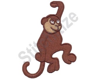 Monkey embroidery | Etsy