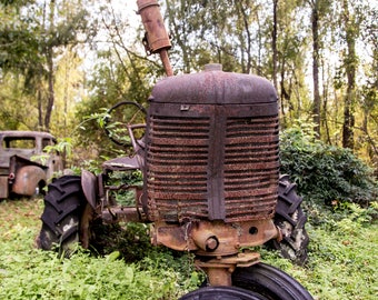 Tractor wall art | Etsy