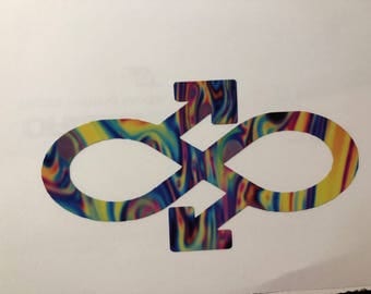 Infinity decal | Etsy
