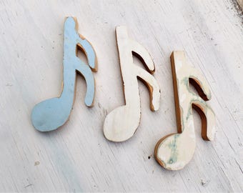 Wood music notes | Etsy