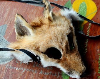 Fur mask | Etsy