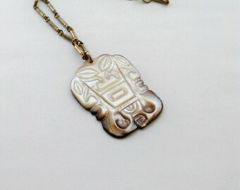 Aztec pendant | Etsy