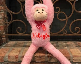 Pink monkey | Etsy