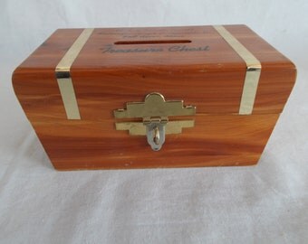 Treasure chest bank | Etsy