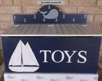 Kids' Benches & Toy Boxes | Etsy