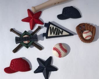 Baseball magnets | Etsy