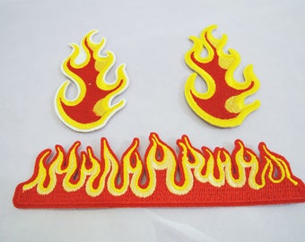 Flame patch | Etsy