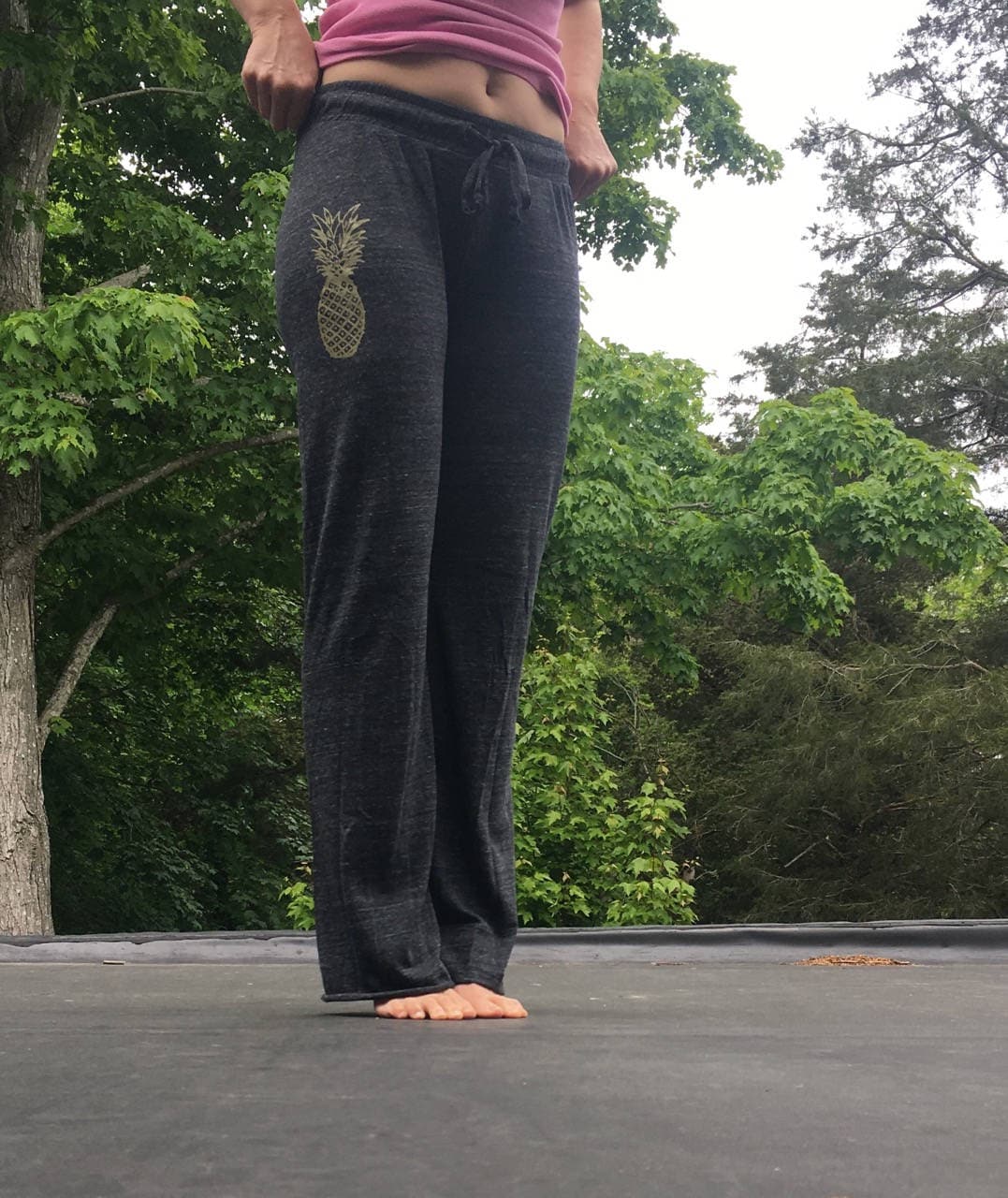 off to Hawaii Pineapple Pants Yoga Pants Lounge Pants