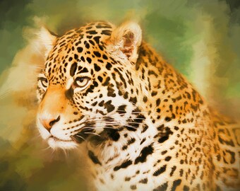 Jaguar print | Etsy
